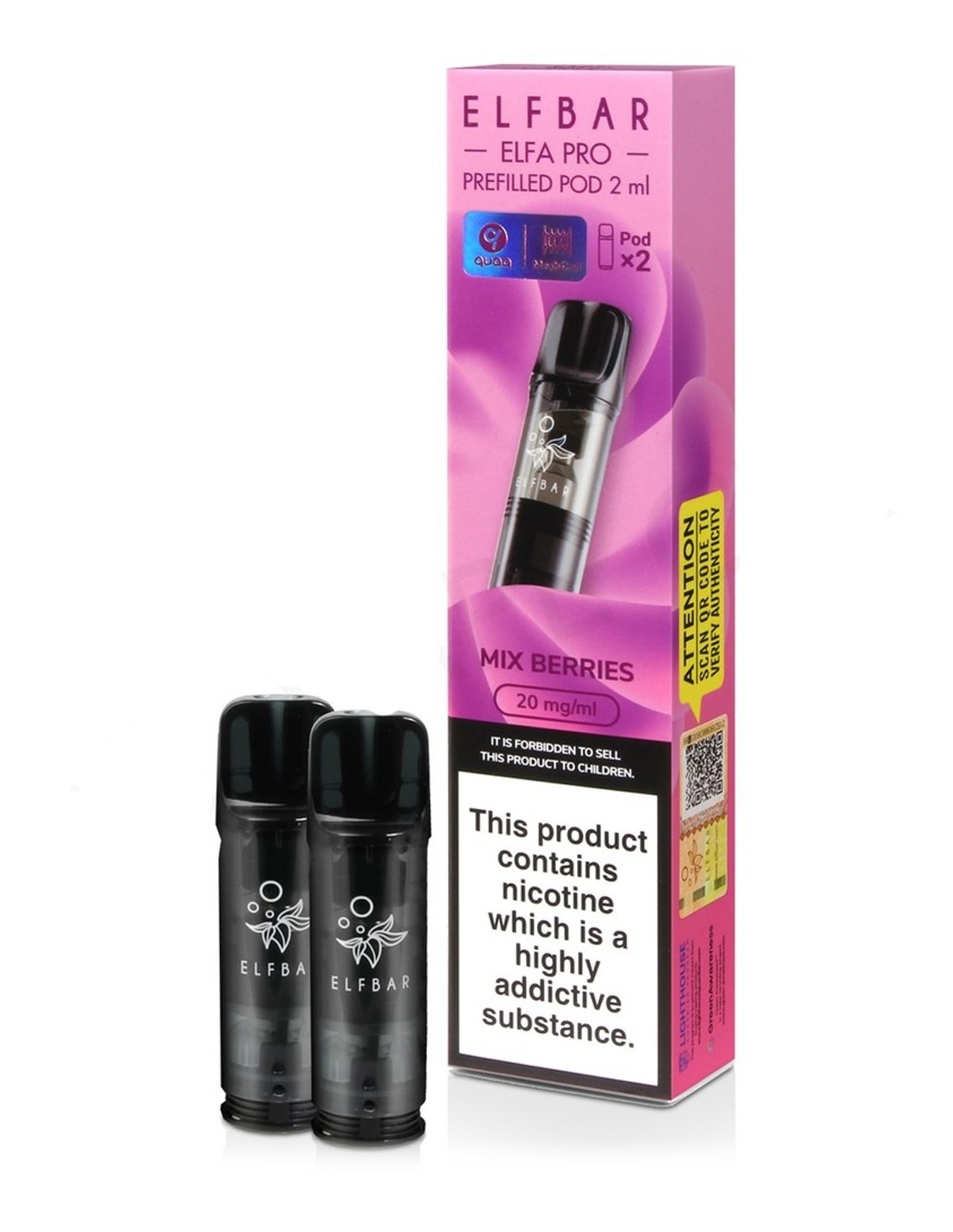 Elf Bar Elfa Pro Pods Strawberry Kiwi 2ml