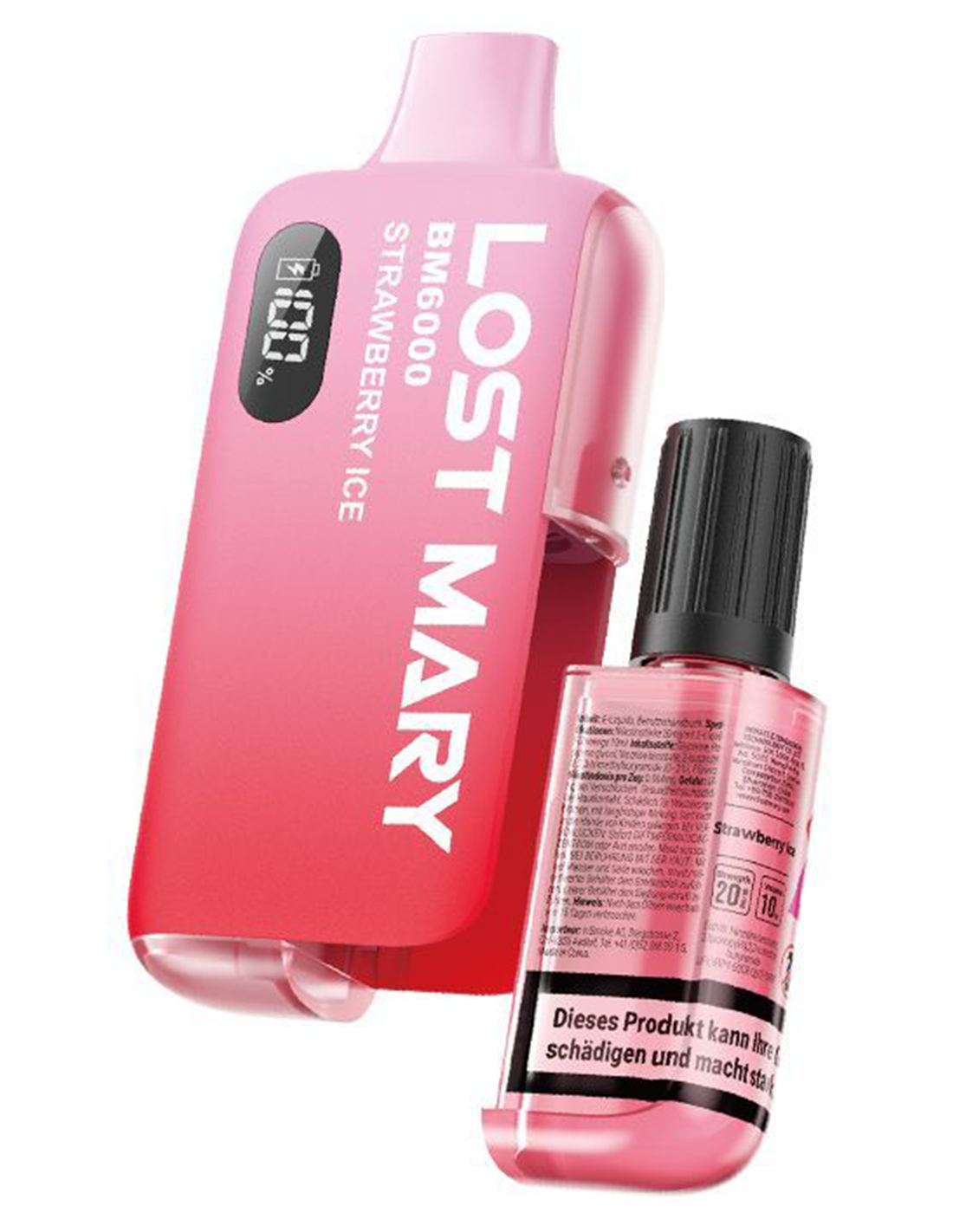 Puff Lost Mary by ElfBar BM6000 Strawberry Ice 20mg