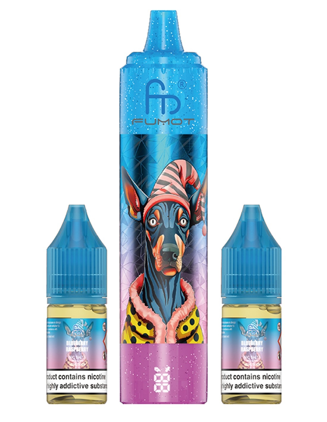 Fumot Doberman Blueberry Raspberry 32K Refillable
