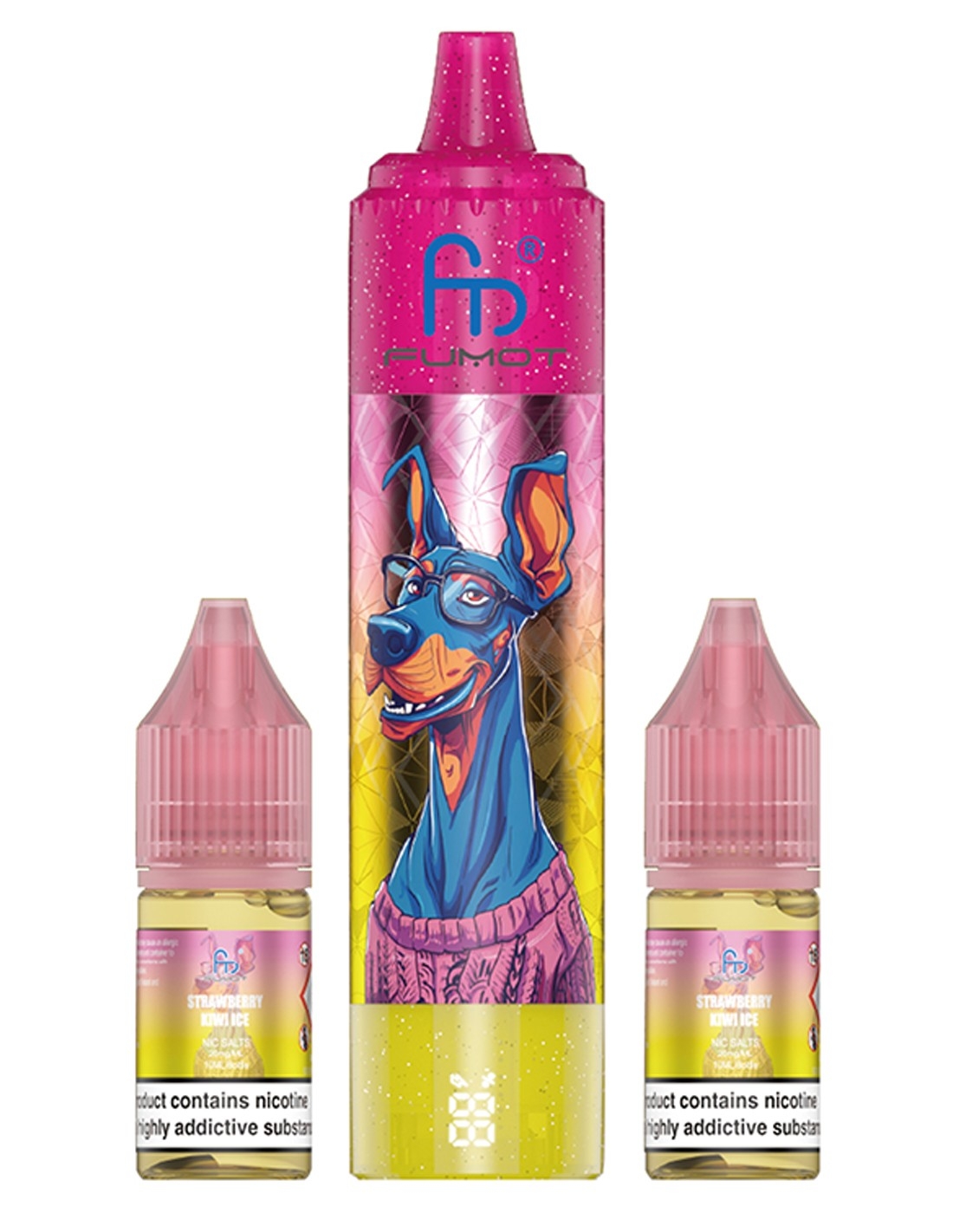Fumot Doberman Strawberry Kiwi Ice 32K Refillable